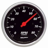 Autometer 3-3/8in D/B Street Rod Tach - Walmart.com