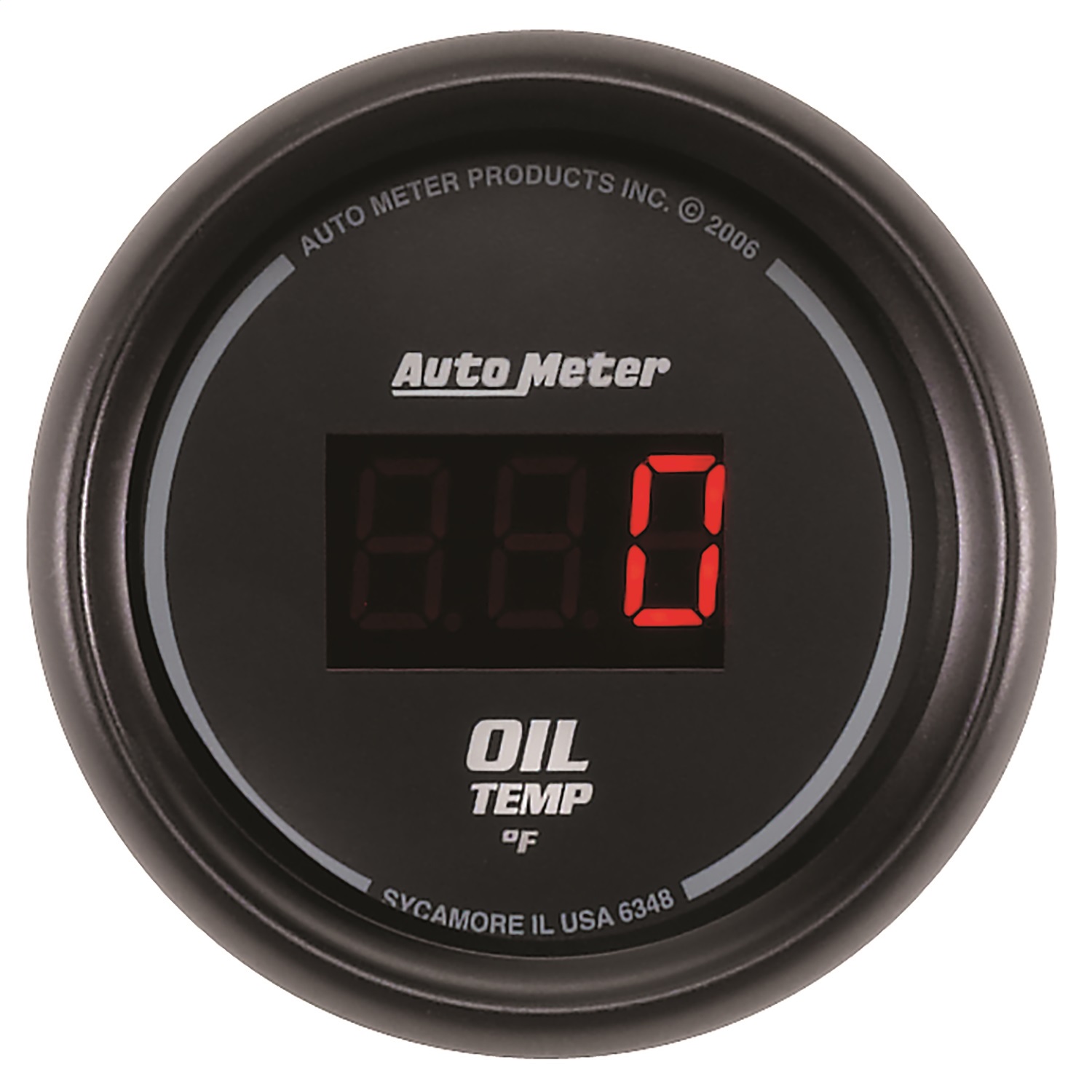 Auto Meter 6348 2-1/16" Sport-Comp Digital Oil Temperature Gauge ...