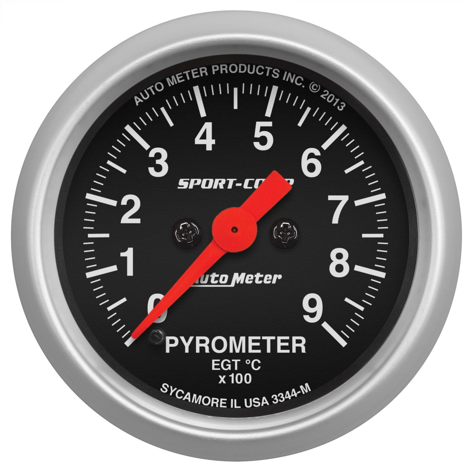 Auto Meter 3344M Pyrometer Gauge (Egt 2 116 900C Digital Stepper Motor ...