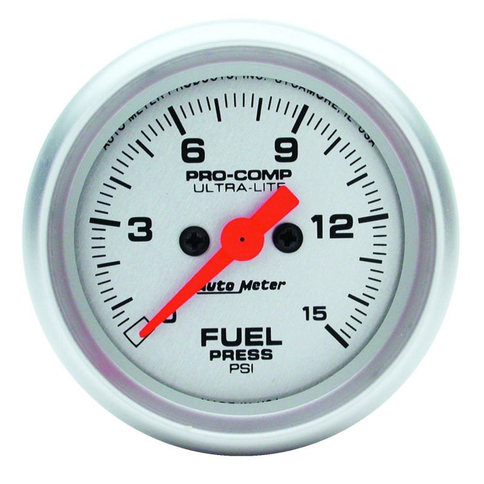 Auto Meter 4361 Ultra-Lite Fuel Pressure Gauge - Walmart.com