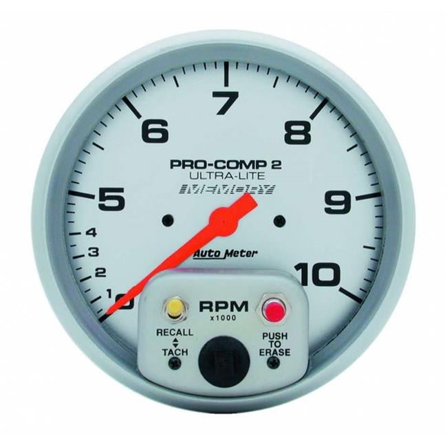 Auto Meter 5in Dual Range Tach W/Mem. - Walmart.com
