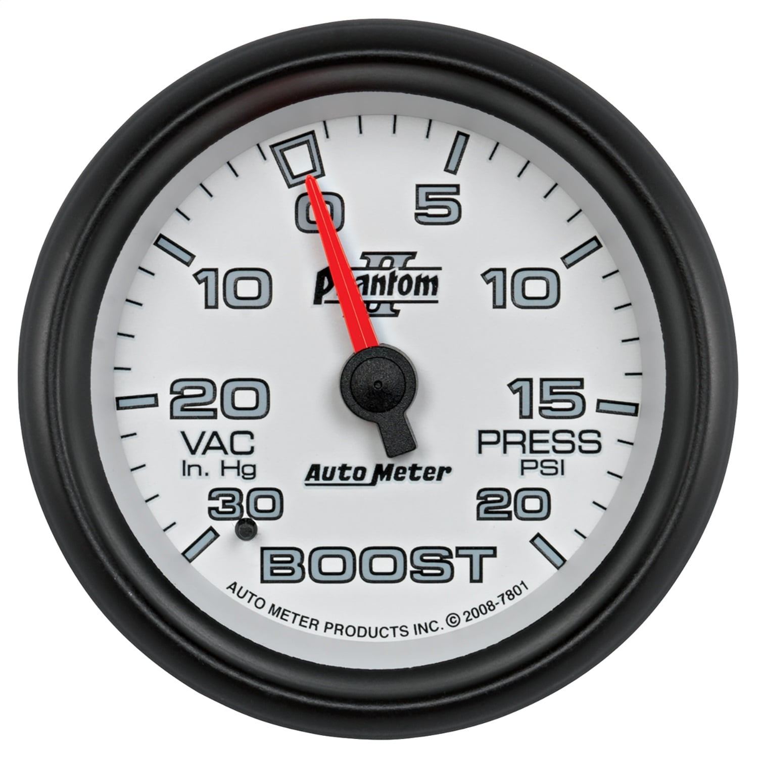 Auto Meter 7801 Phantom II Mechanical Boost/Vacuum Gauge - Walmart.com