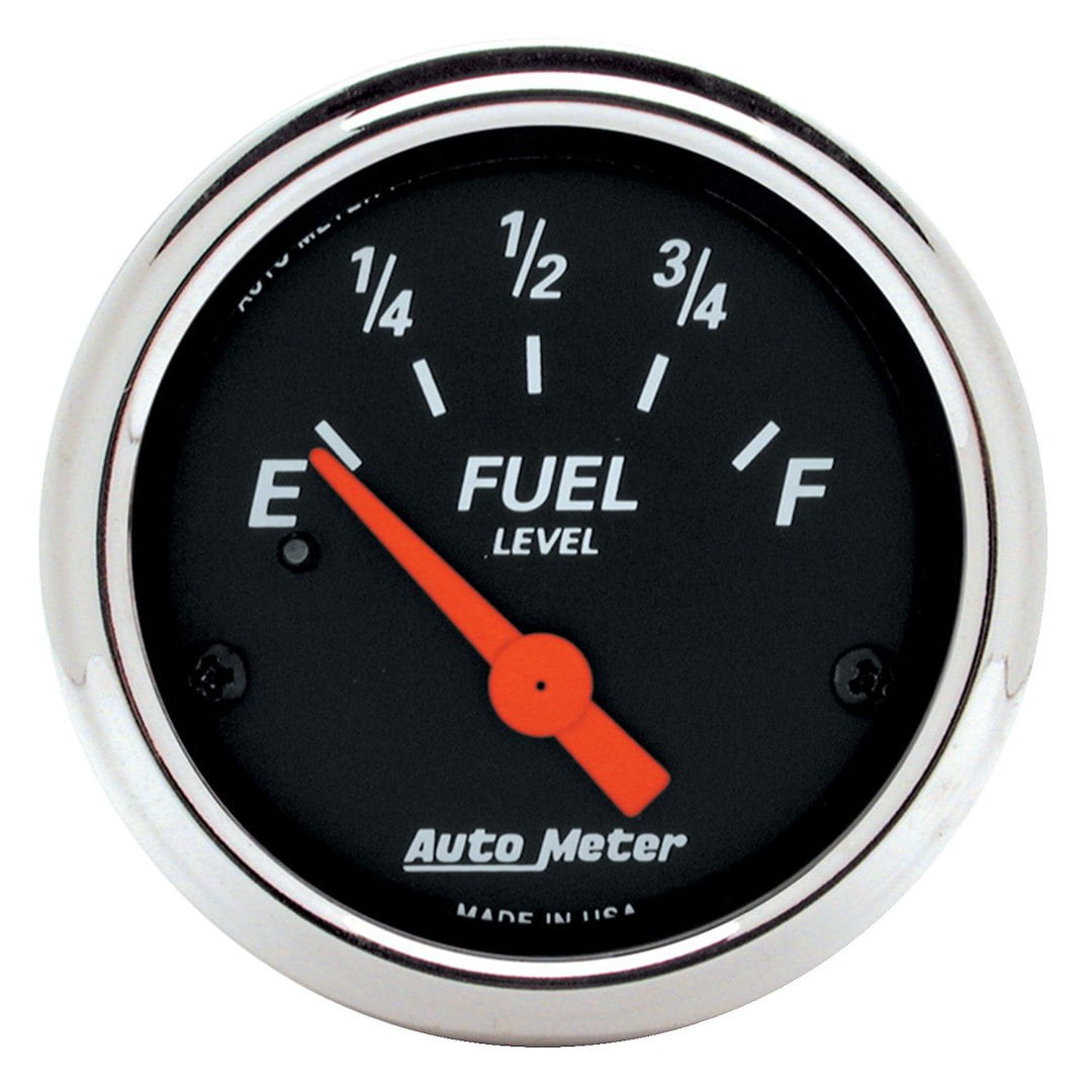 Auto Meter Designer Black Fuel Level Gauge - 1424 - Walmart.com
