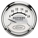 Auto Meter Ford Racing Series Electric Voltmeter Gauge - 880354 ...