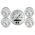 Auto Meter Speedometer 3-3/8in and 2-1/16in 5 Piece Old Tyme White ...