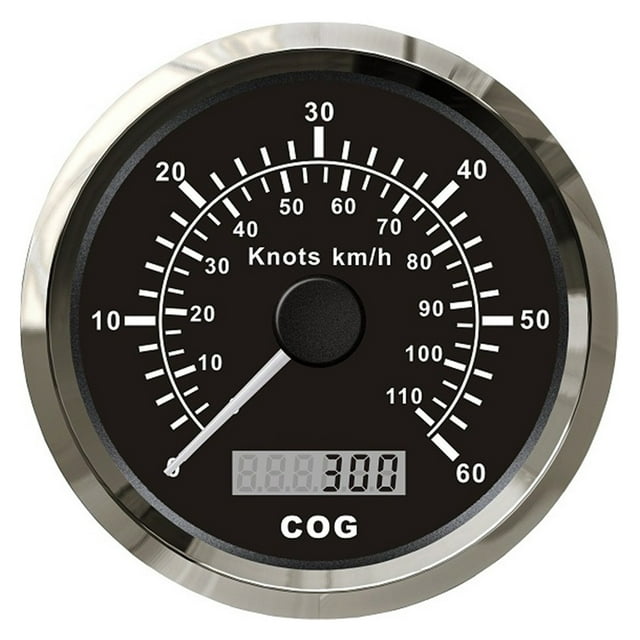 Auto Modified 85mm GPS Speedometers 0-60Knots Ships Speed Indicator 0 ...