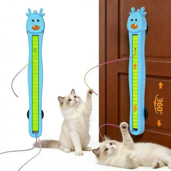 Auto Motion Flying Rope Cat Supplies - Automatic Electric Wall Mounted ...