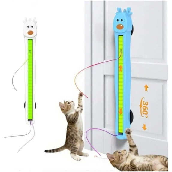 Auto Motion Flying Rope Cat Toy Automatic Electric Wall-Mounted ...