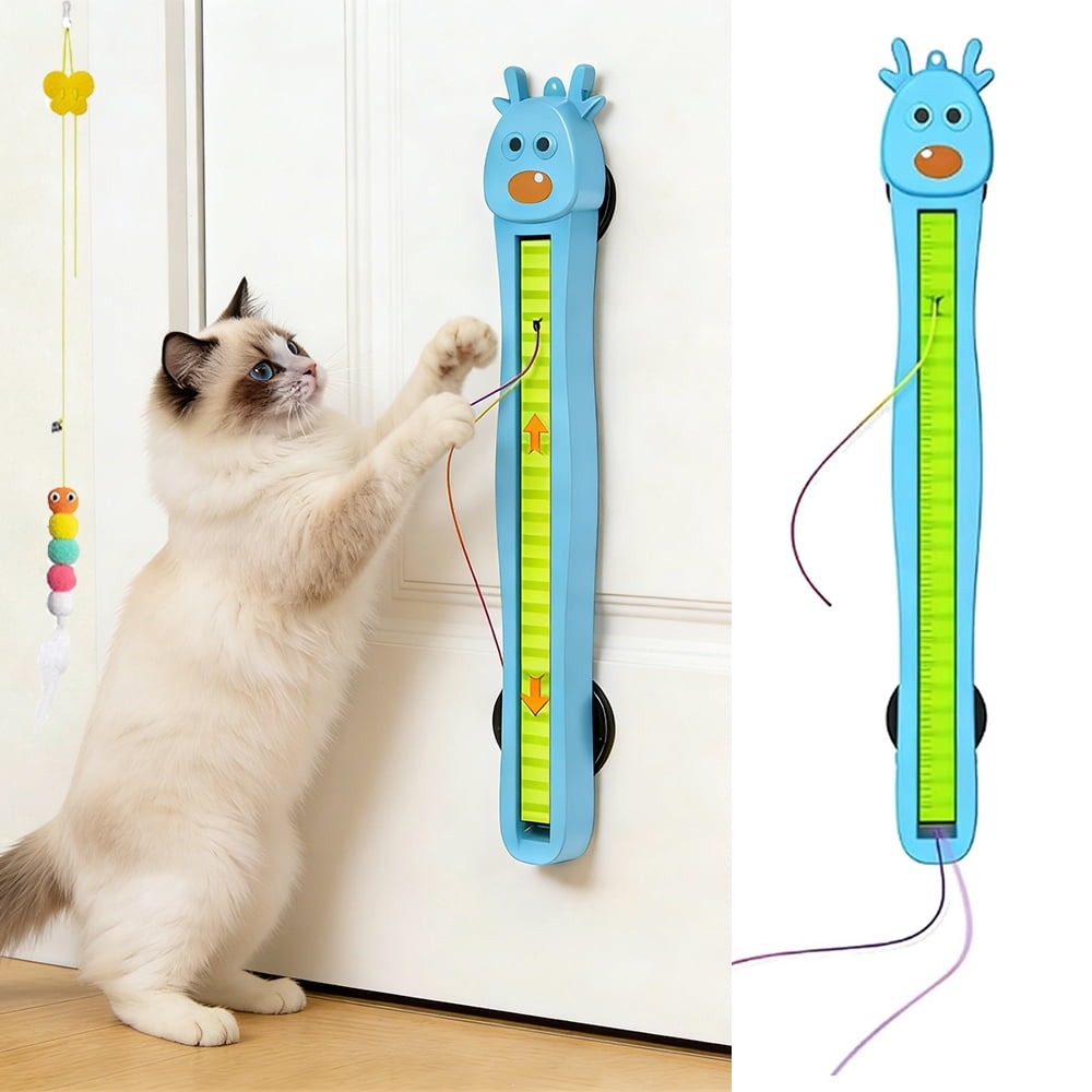 Auto Motion Flying Rope Cat Toy, Automatic Electric Wall Mounted ...