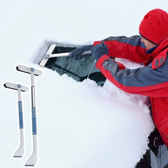 Auto Multi-Function Snow Shovel with 3-in-1 and Telescopic Handle for ...