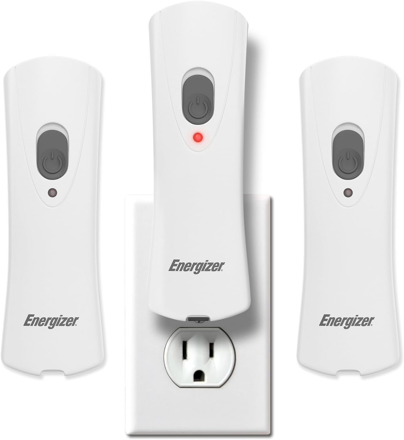 Auto-On LED Flashlights Rechargeable (3-Pack) for Home Power Failure ...