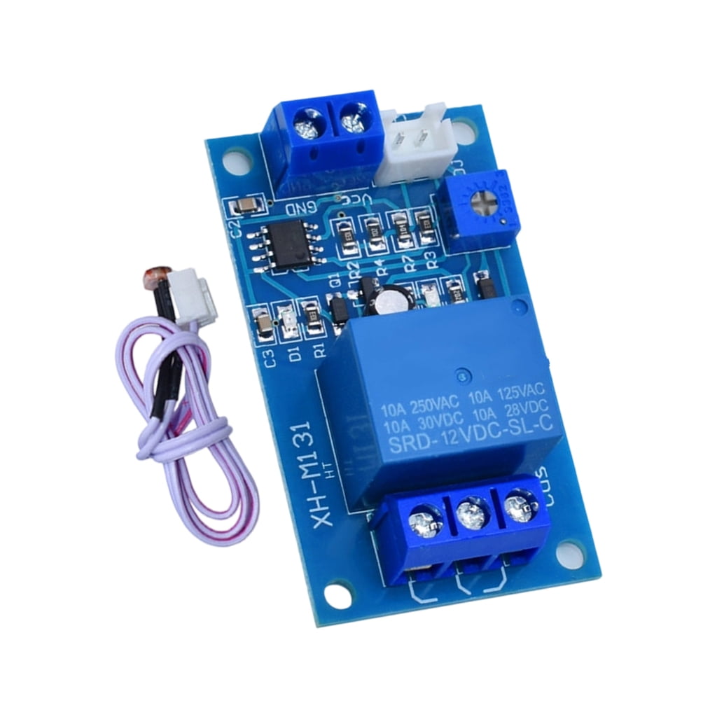 Auto On Off Light Control Module Photoresistor Sensors 10A Relays ...