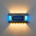 Auto On/Off Solar Powered Motion Sensor Wall Light, Waterproof Outdoor ...