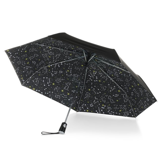 Auto Open Close Umbrella with Under Print Canopy - Walmart.com