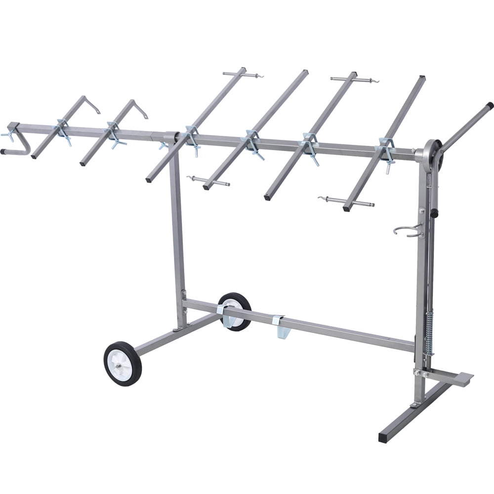 Auto Paint Stand Panel Hood Hanger, 360º Rotating Paint Rack Auto Paint ...