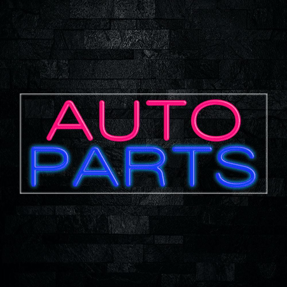 Auto Parts-LED Neon Sign 30"L x 12"H #30013 - Walmart.com