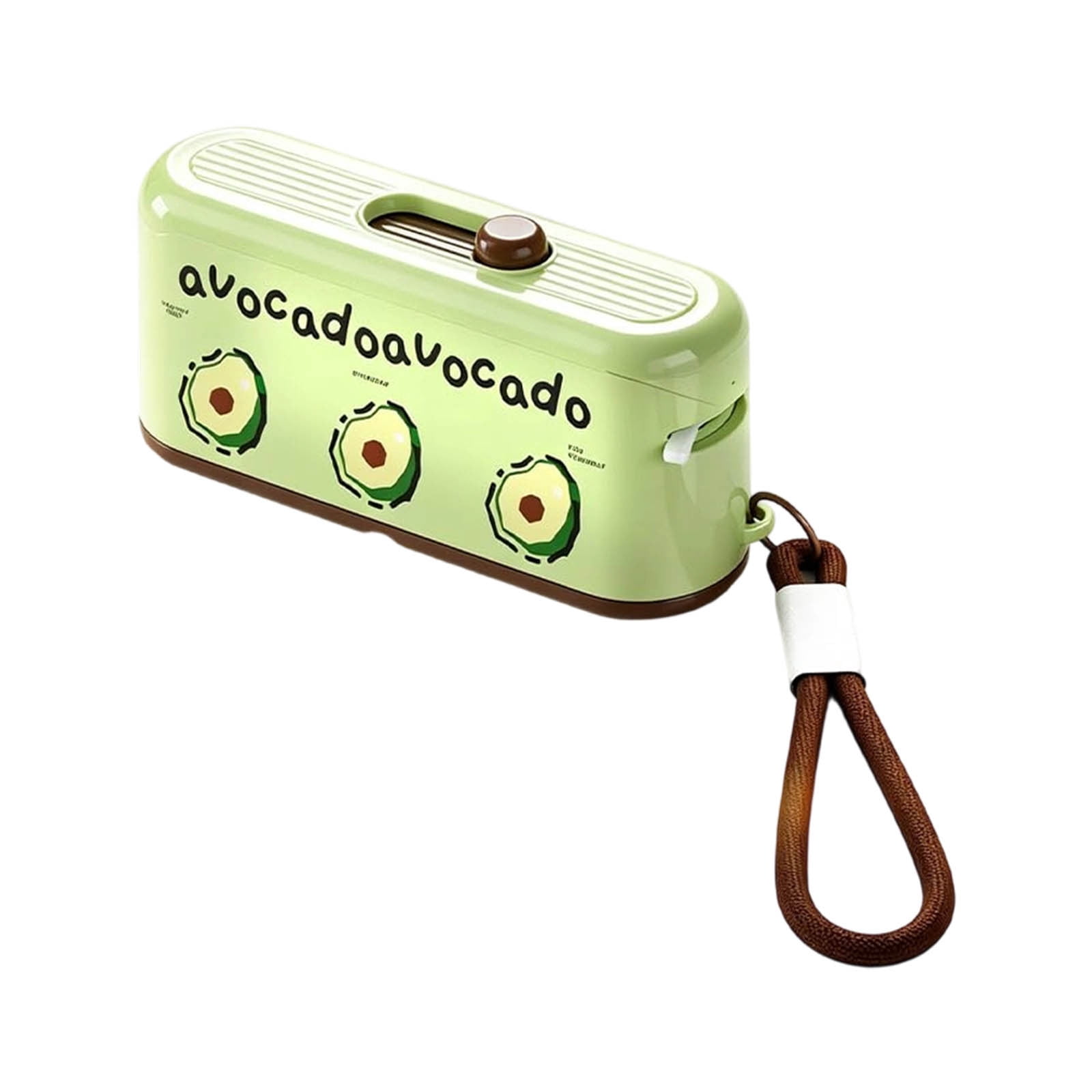 Auto Pop-up Dental Pick Dispenser Avocado Green Portable Refillable ...