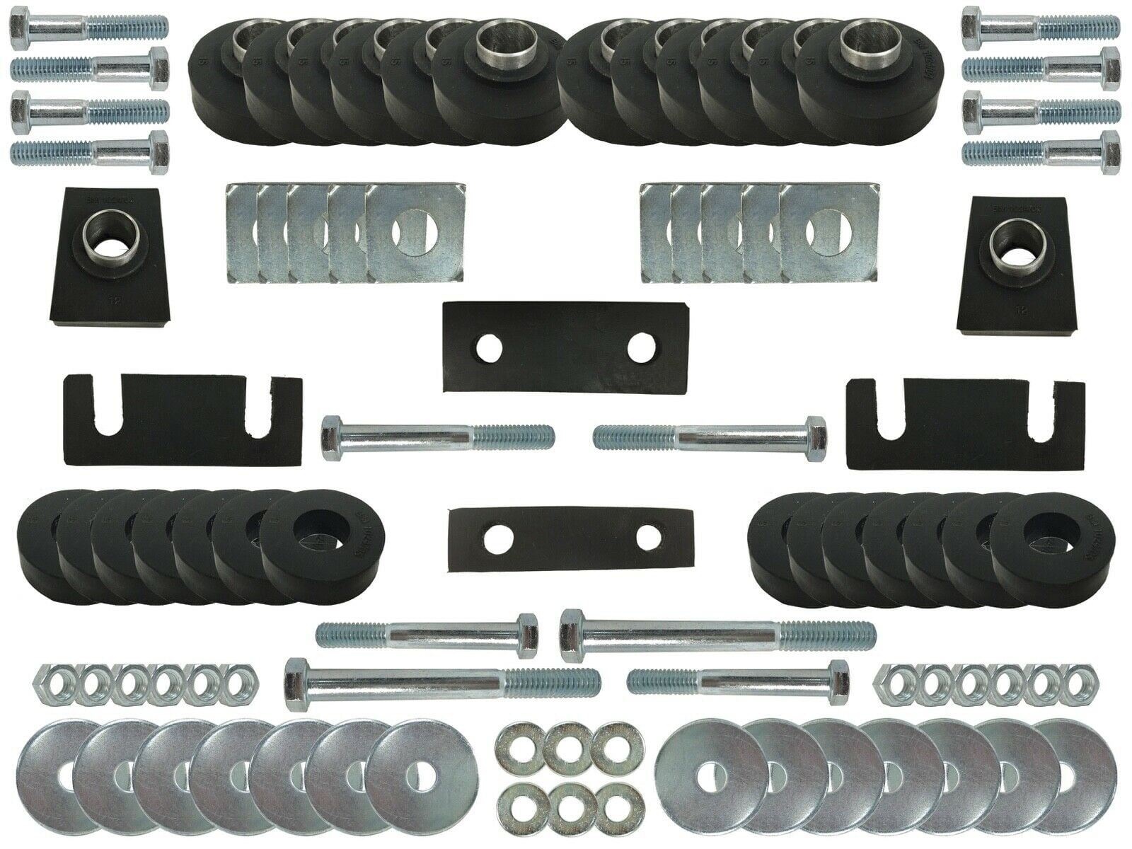 Auto Pro USA Body Mount OE Style Rubber Bushing and Hardware Kit ...