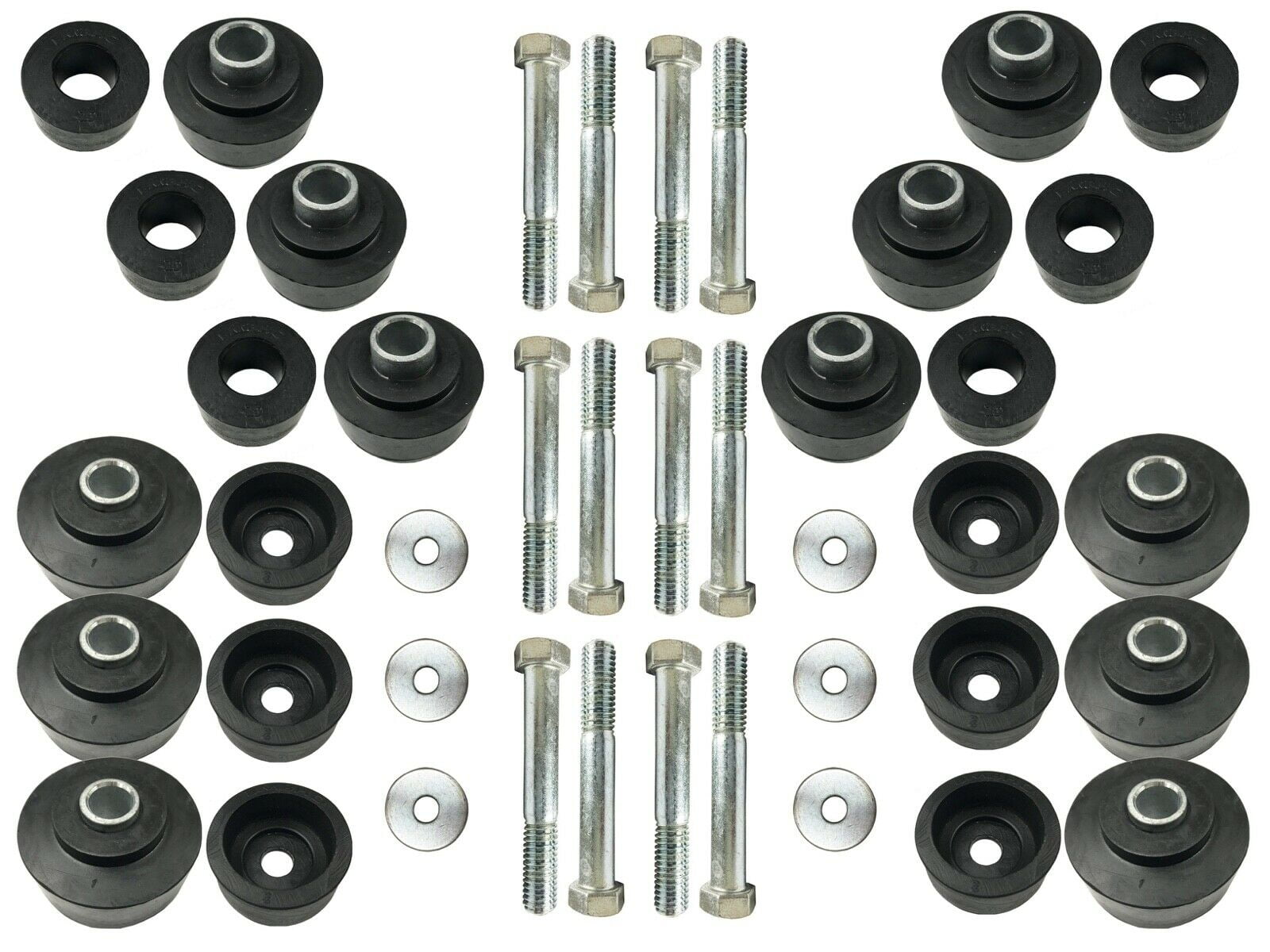Auto Pro USA Body Mount OE Style Rubber Bushing and Hardware Kit ...