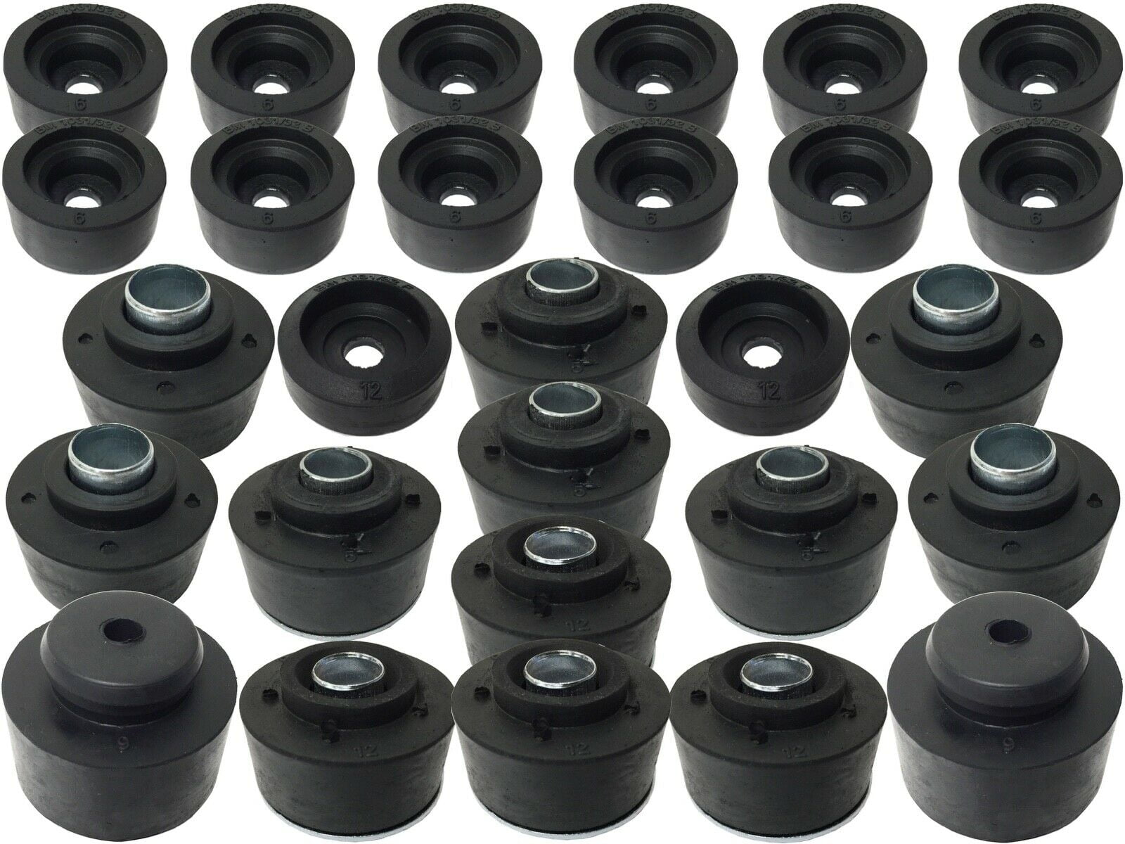 Auto Pro USA Body Mount OE Style Rubber Bushings Compatible with GM ...