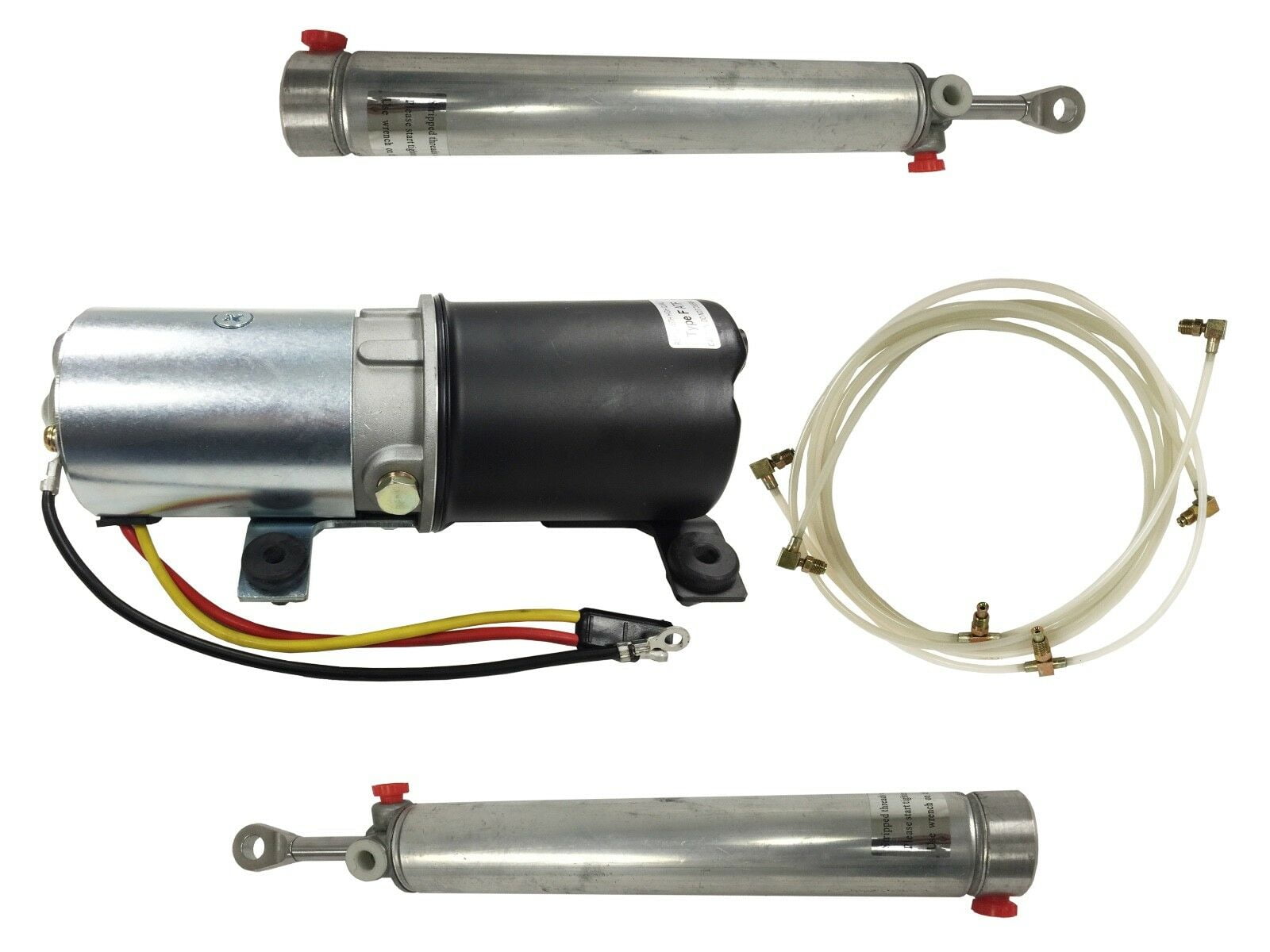Auto Pro USA Convertible Top Kit includes 2 Cylinders, 2 Hoses, 1 Motor ...