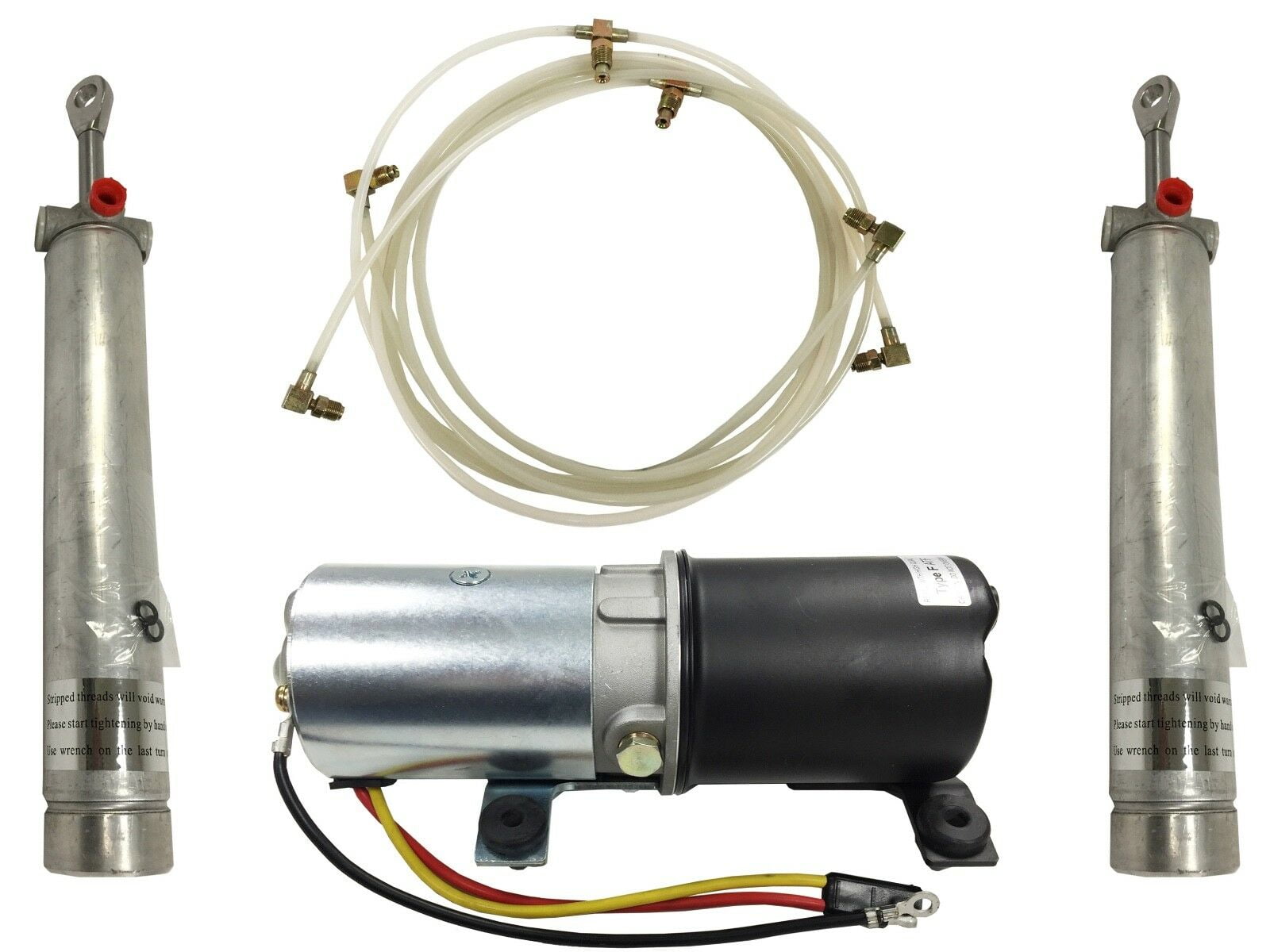 Auto Pro USA Convertible Top Kit includes 2 Cylinders, 2 Hoses, 1 Motor ...