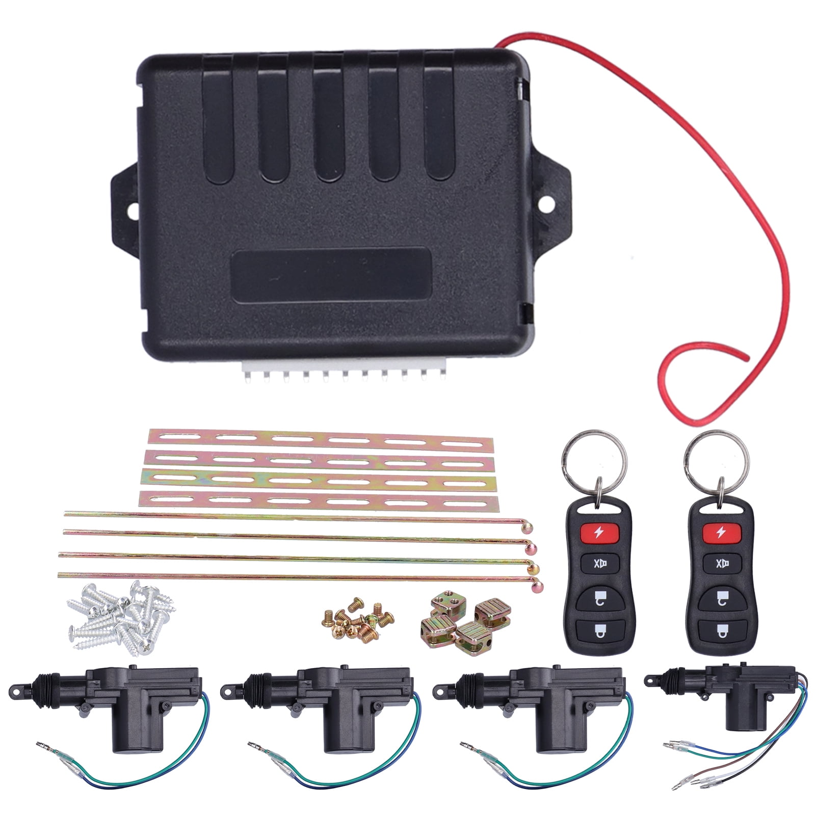 Auto Remote Control Central Lock Actuator Kit Keyless Entry System 12V ...