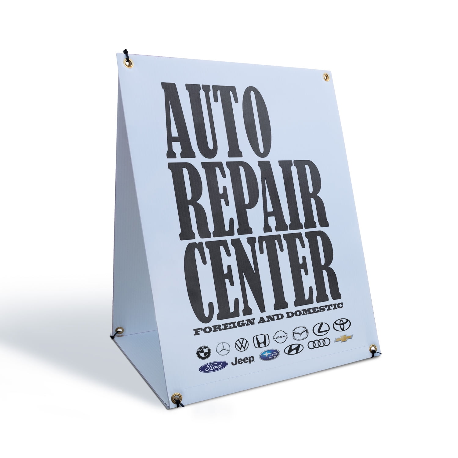 Auto Repair Center Foreign and Domestic Sidewalk Sign 24 Inch x 36 Inch ...