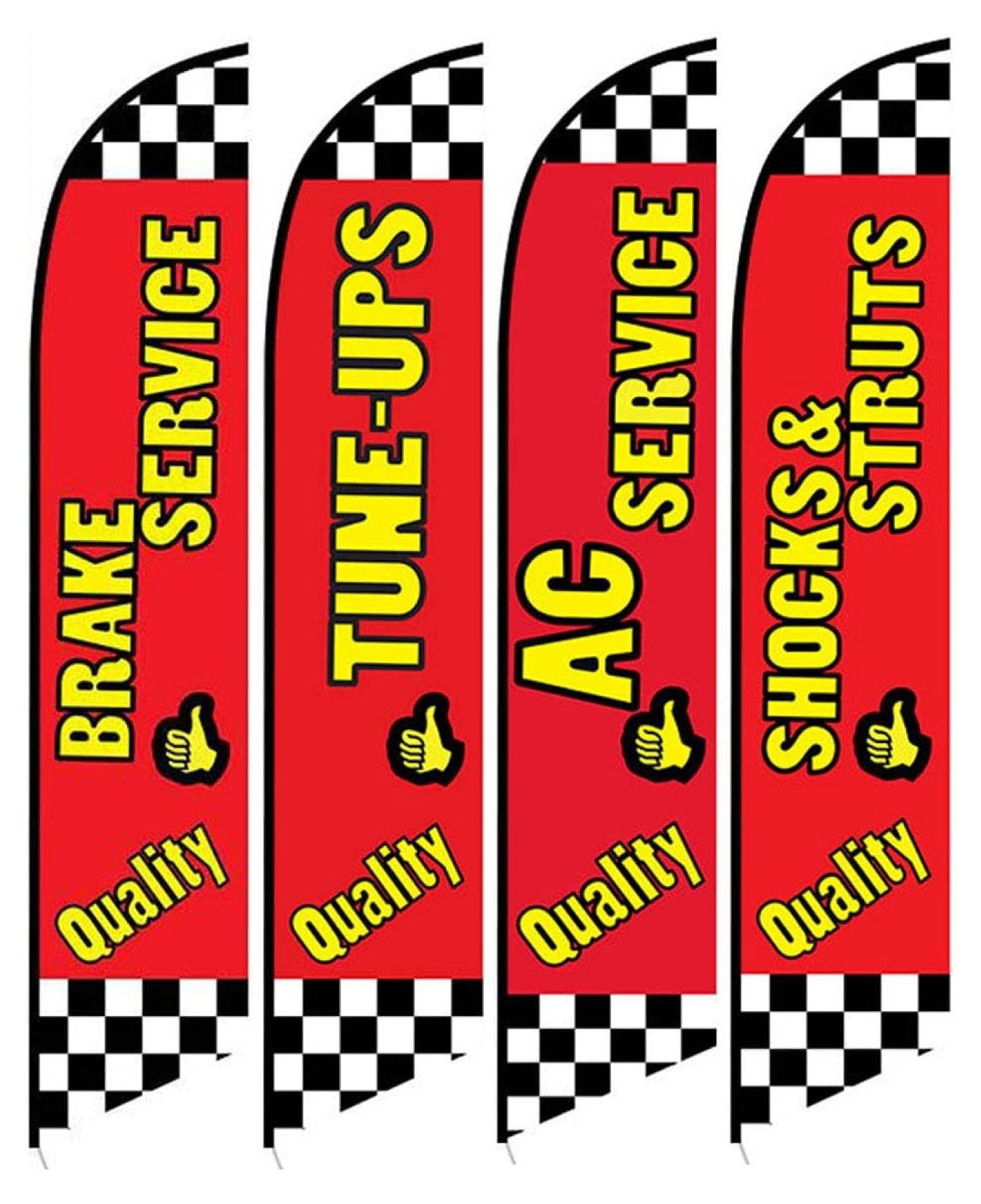 Auto Repair Shop Promotional Package of Four Replacement Flag, No Hardware, Flags - Walmart.com