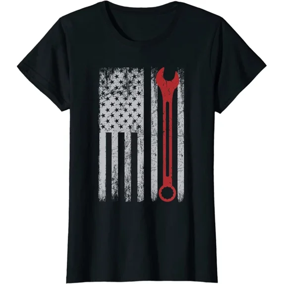 Auto Repairman Car Mechanic Wrench Workshop Tools T-Shirt - Walmart.com