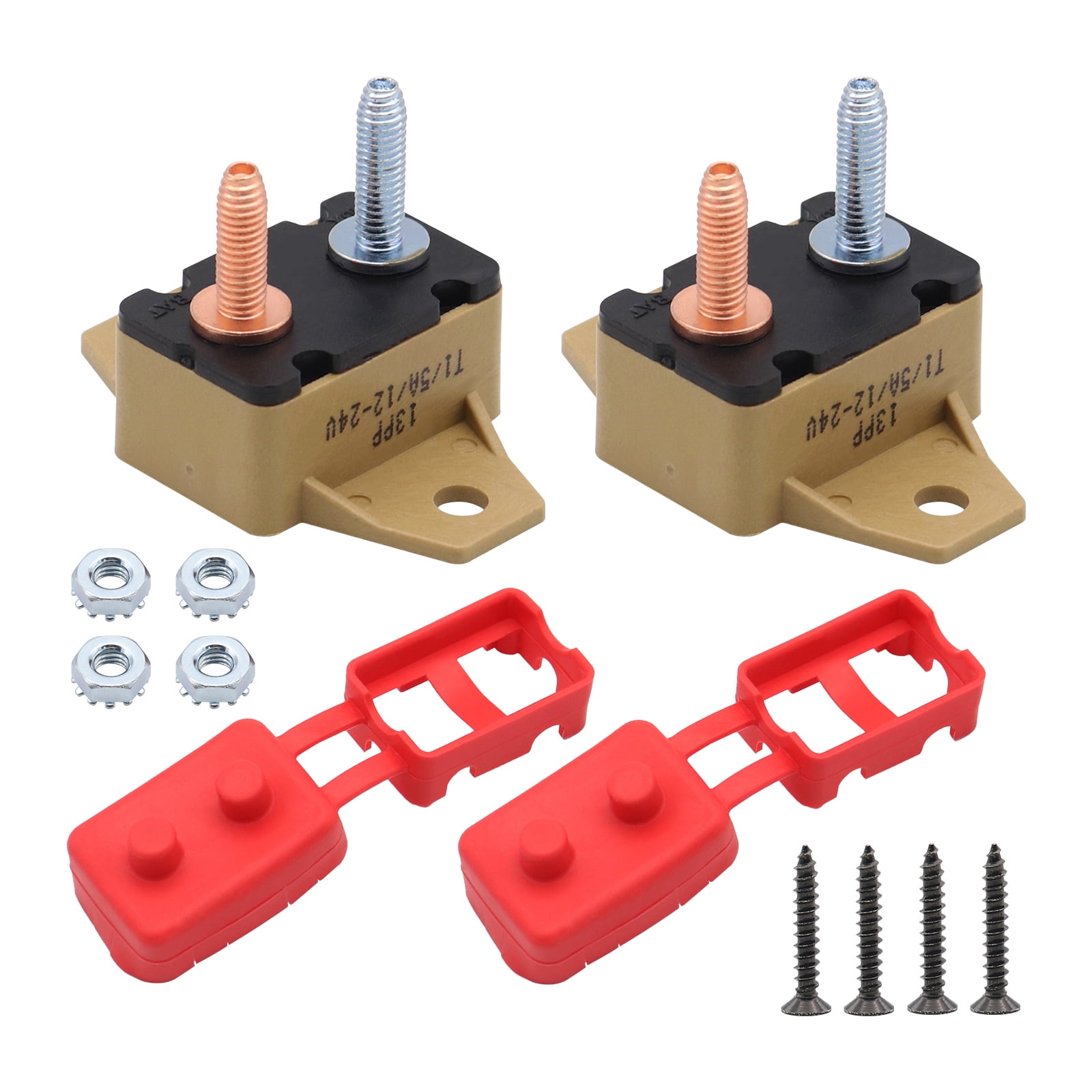 Auto Resetting Overcurrent Breakers 5A Circuits Breaker Electrical ...
