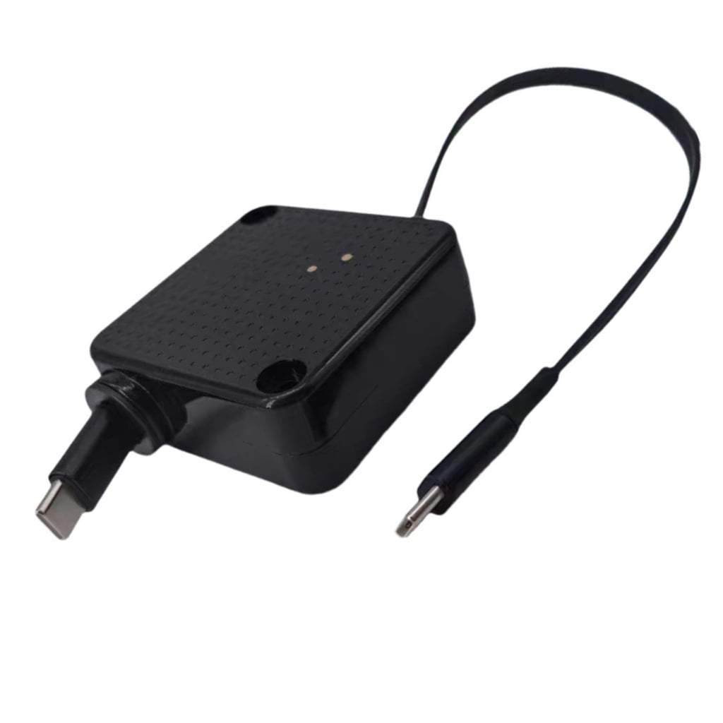 Auto Retract Type C Cord Offering 100W Power High Speed Data Syncs and ...