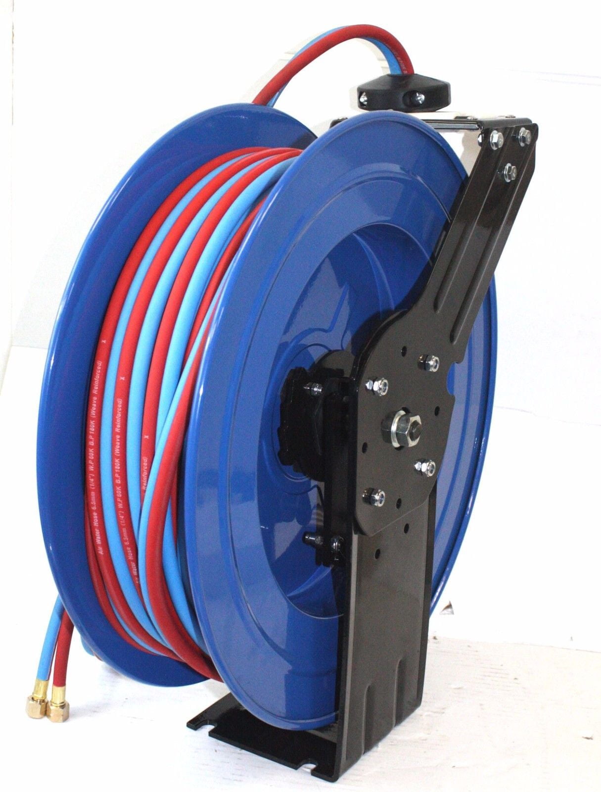 Auto Retractable Hose Reel w/ 50' Twin Dual Oxygen Acetylene Welding ...