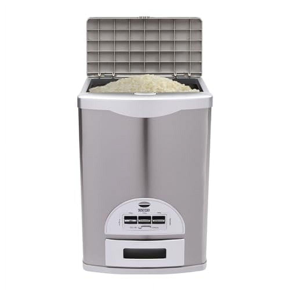 Auto Rice Dispenser Rice Storage Container Stainless Steel Rice ...