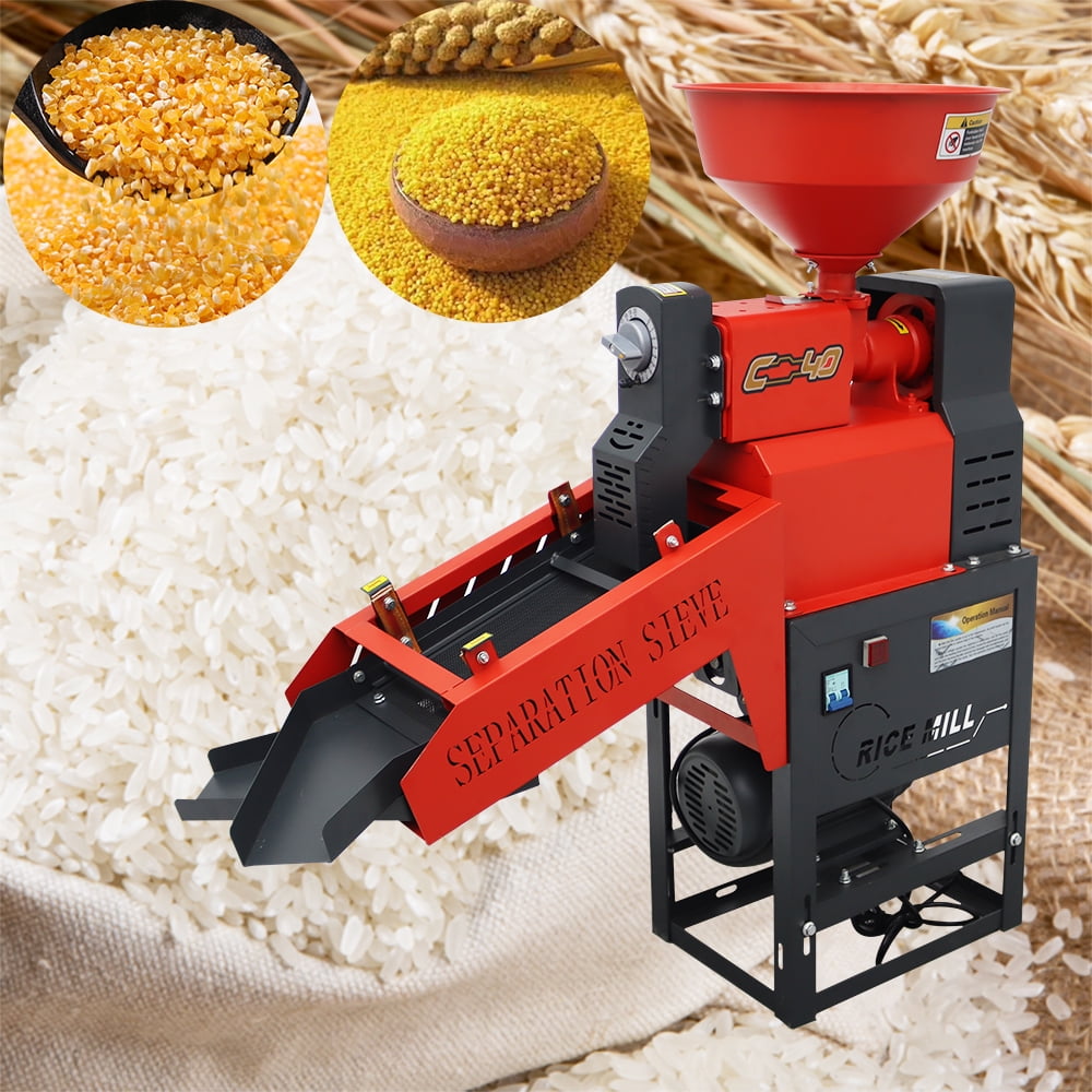 Auto Rice Milling Machine 220V with Separation Vibractory Sieve ...