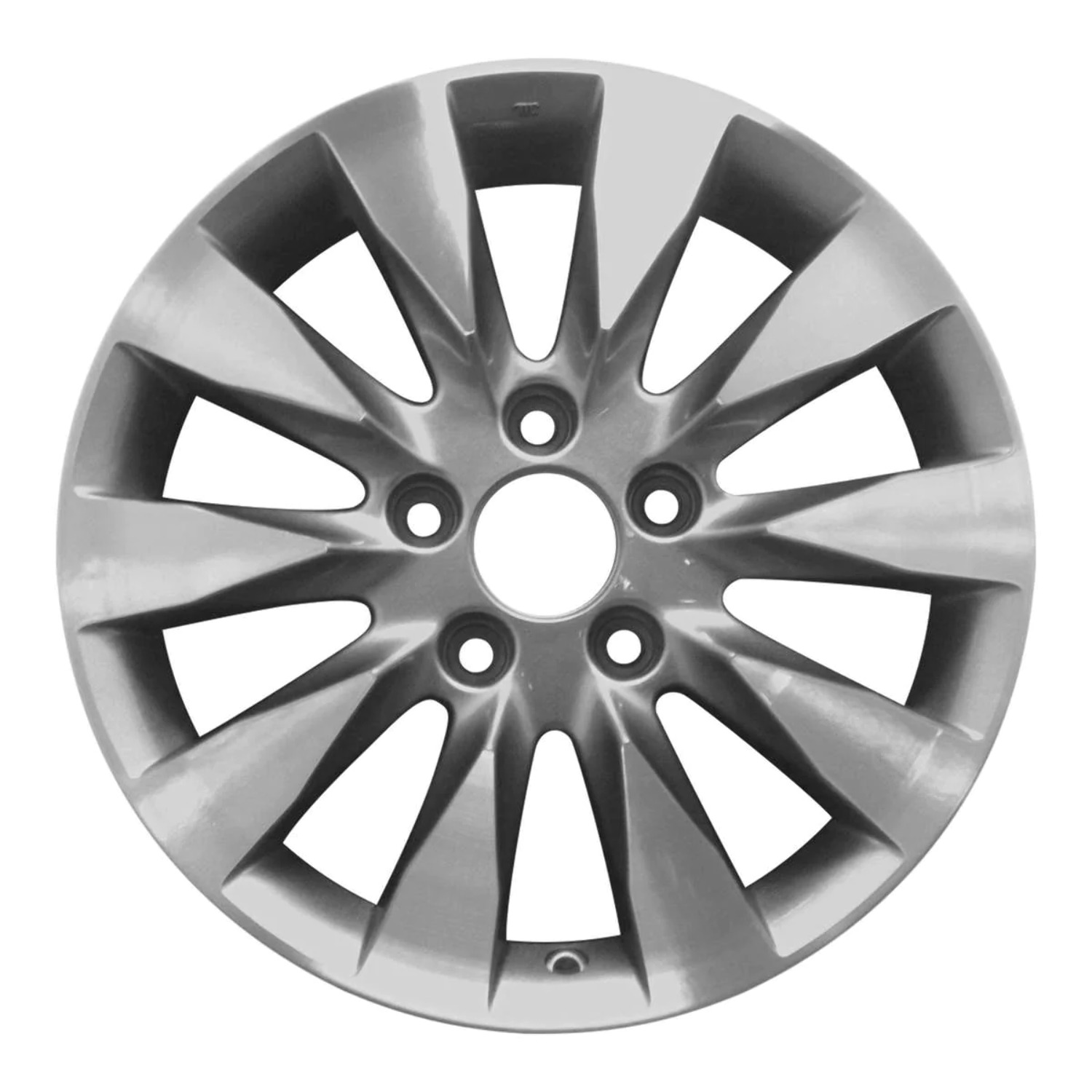 14 X 5.5 Reconditioned OEM Aluminum Alloy Wheel, Silver, Fits 1996-2000 ...