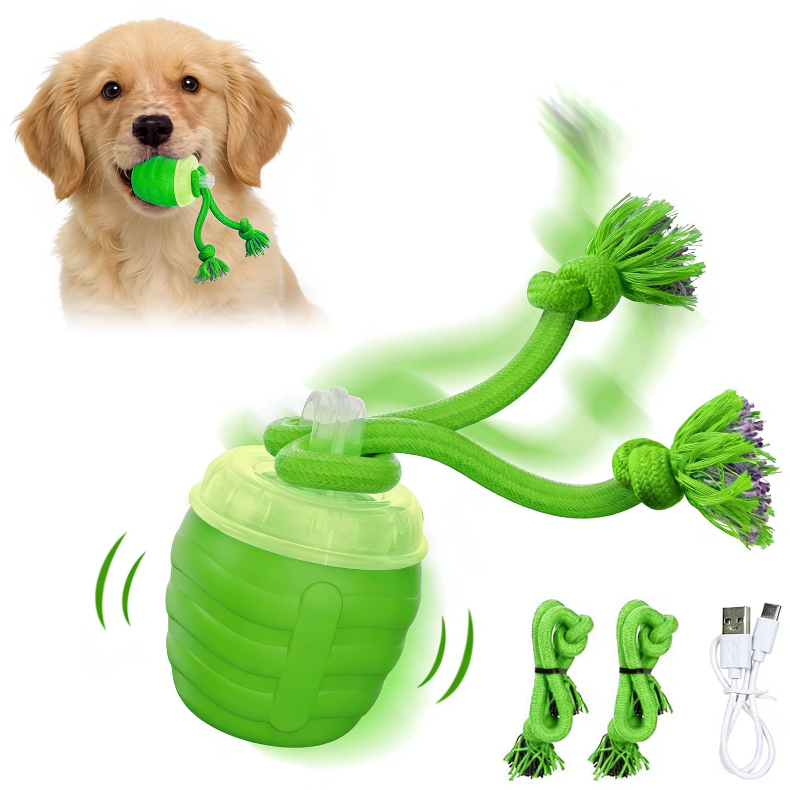 Auto Rolled Pet Toy for Dog with Touch Activations and Bird Chirping ...