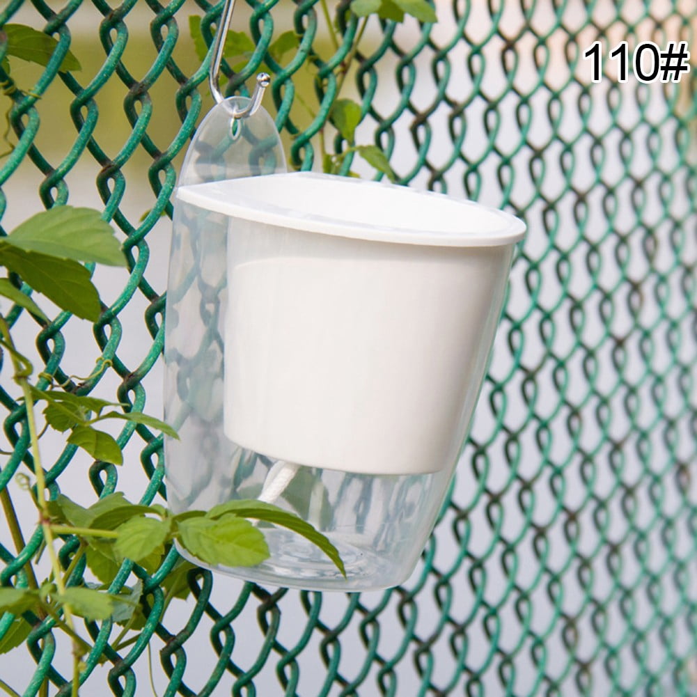 Auto Self-Watering Hanging Plastic Flower Pot with Layers for Gardening ...