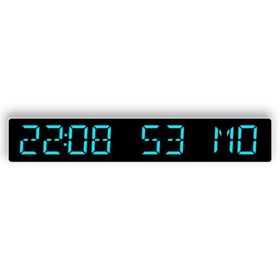Auto Set Led Digital Clock With Desktop Countdown Timer And Dual Alarm ...