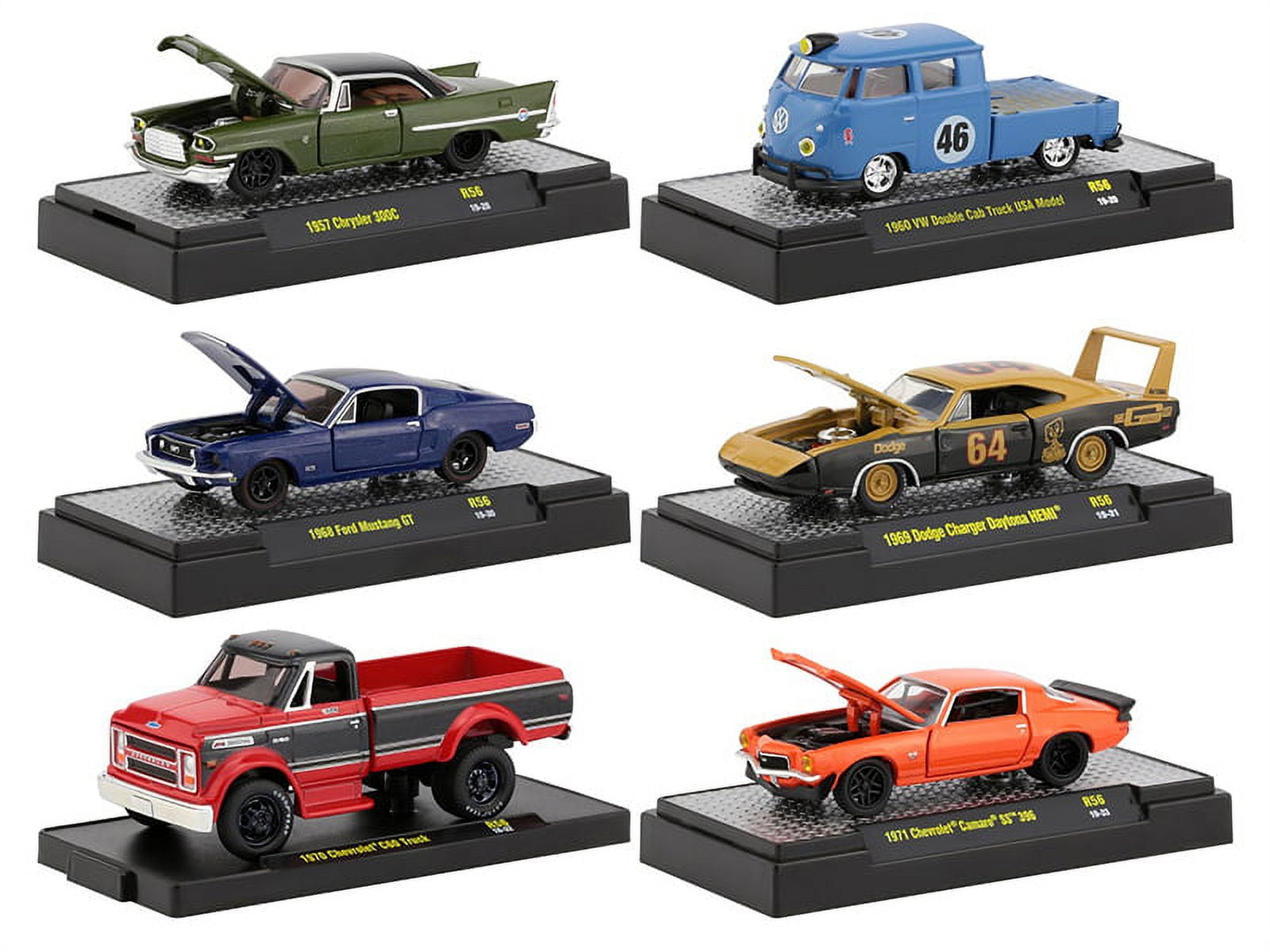 Auto Shows 6 piece Set, Release 56 IN DISPLAY CASES 1/64 Diecast Model ...