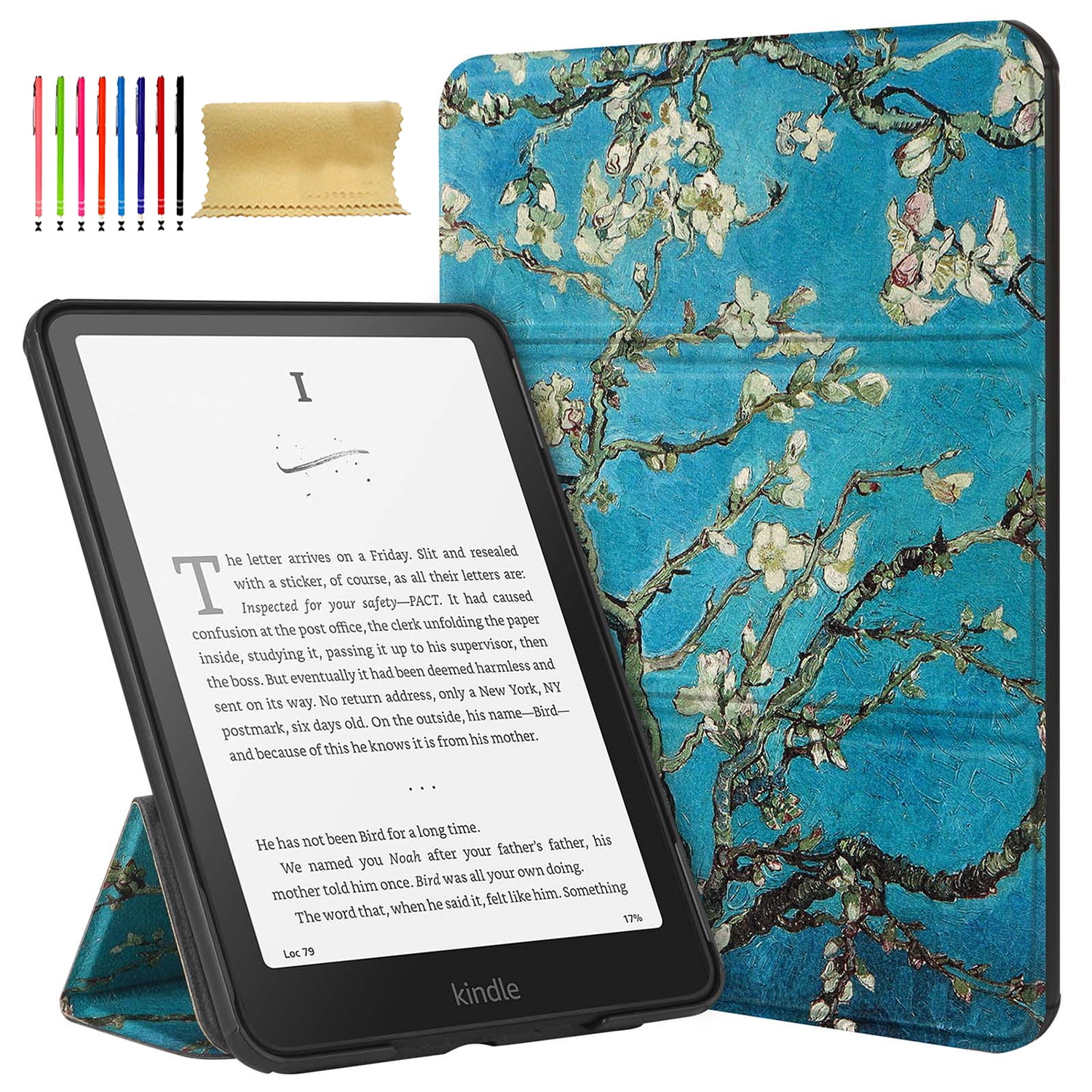 Auto Sleep / Wake PU Leather Folio Flip Case Cover, for Kindle ...