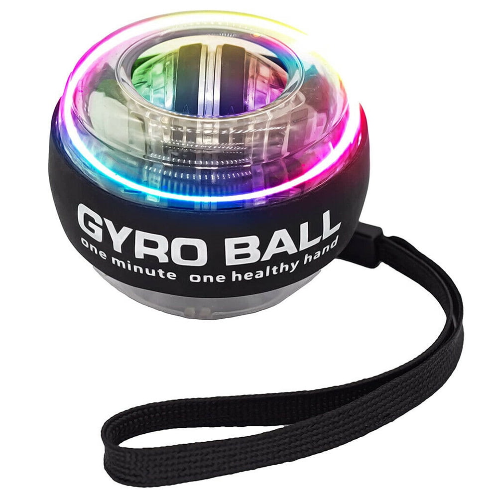 Auto-Start LED Power Gyro Force Wrist Hand Ball Arm Exerciser Relieve ...