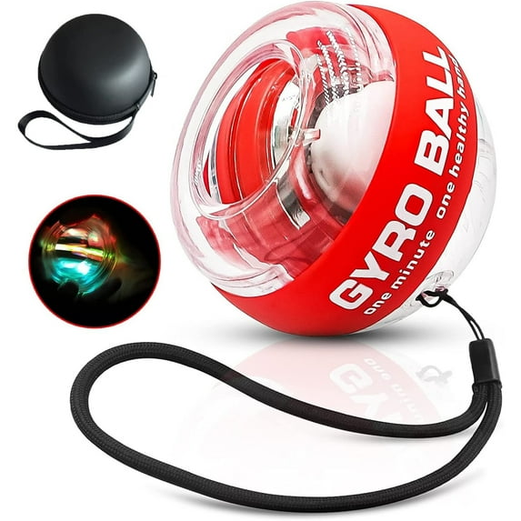 Auto-Start Wrist Power Gyro Ball with LED Lights, Wrist Strengthener ...