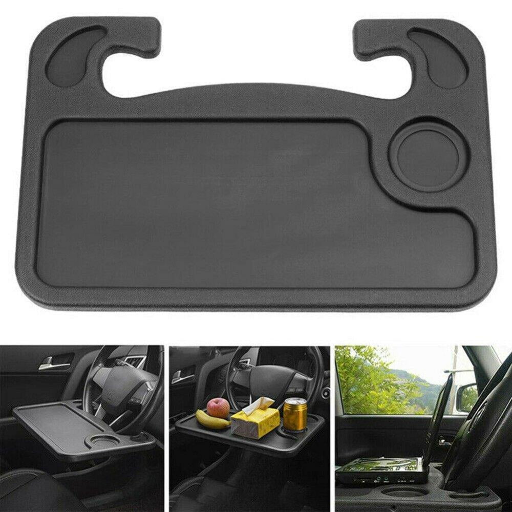 Auto Steering Wheel Tray Desk - Multi-Functional Black Portable Vehicle ...