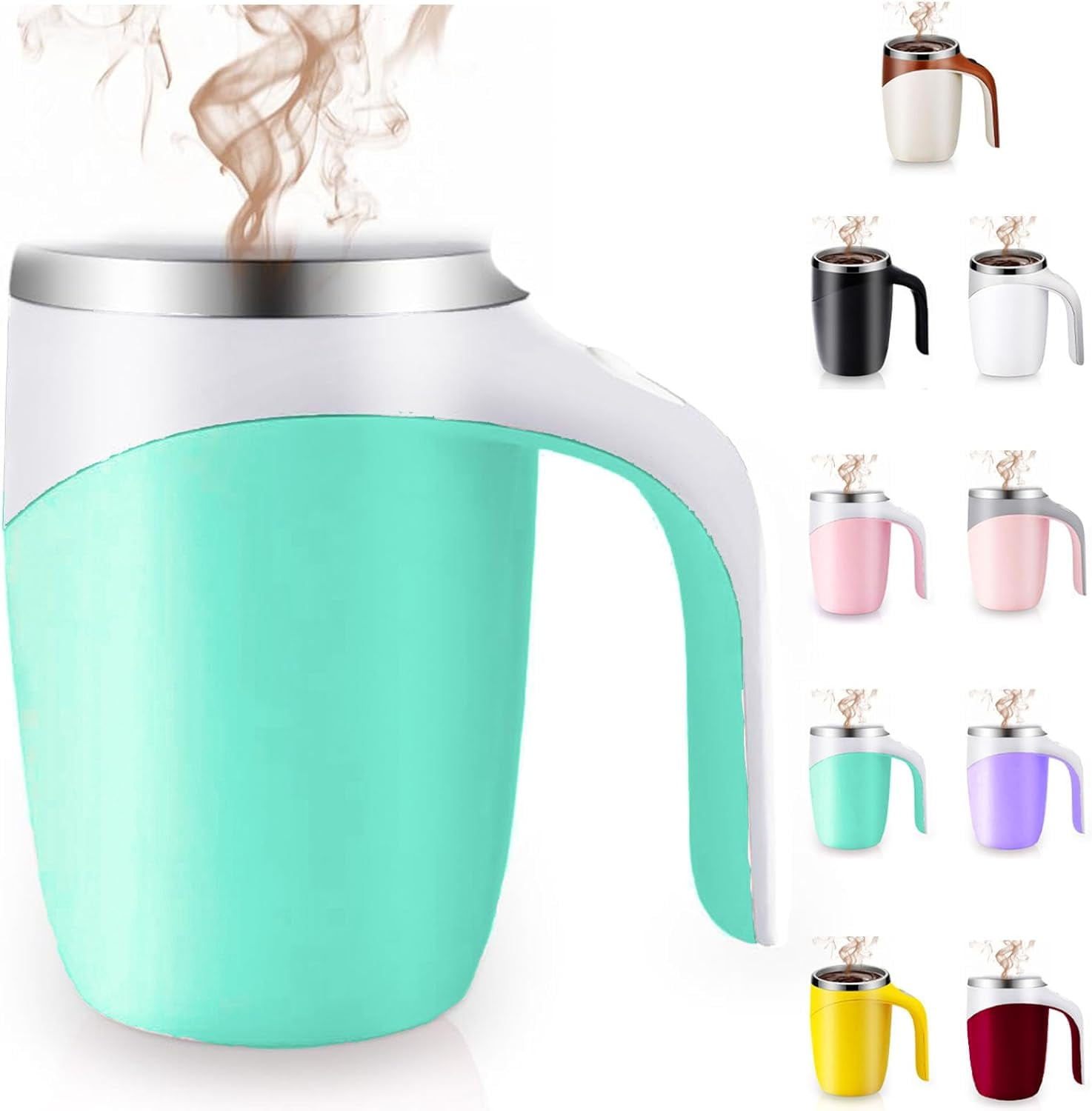Auto Stirring Coffee Mug, Auto Stir Coffee Mug, Automatic Self Mixing ...