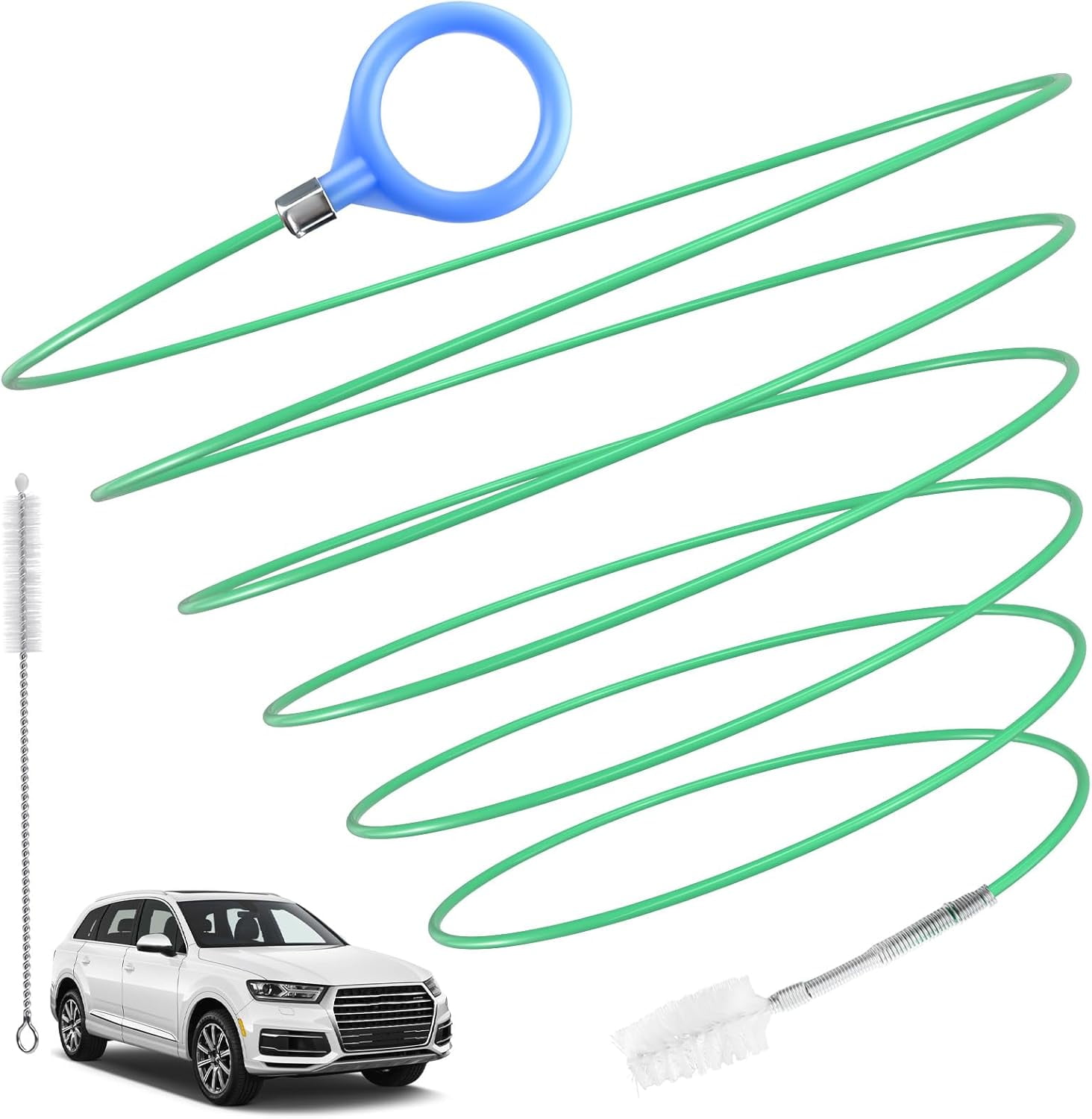 Auto Sunroof Drain Cleaning Tool, 118 Inch Flexible Tube Cleaning Brush ...