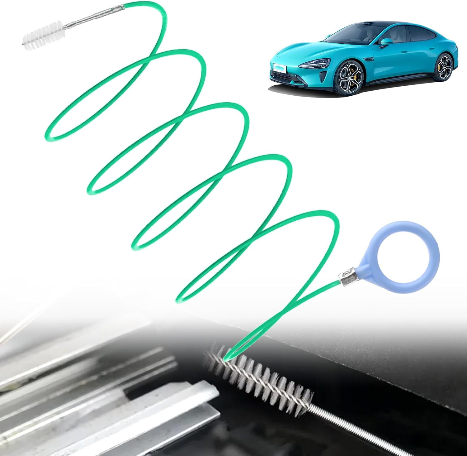 Auto Sunroof Drain Cleaning Tool 118Inch Long Pipe Cleaner for Car Tube ...