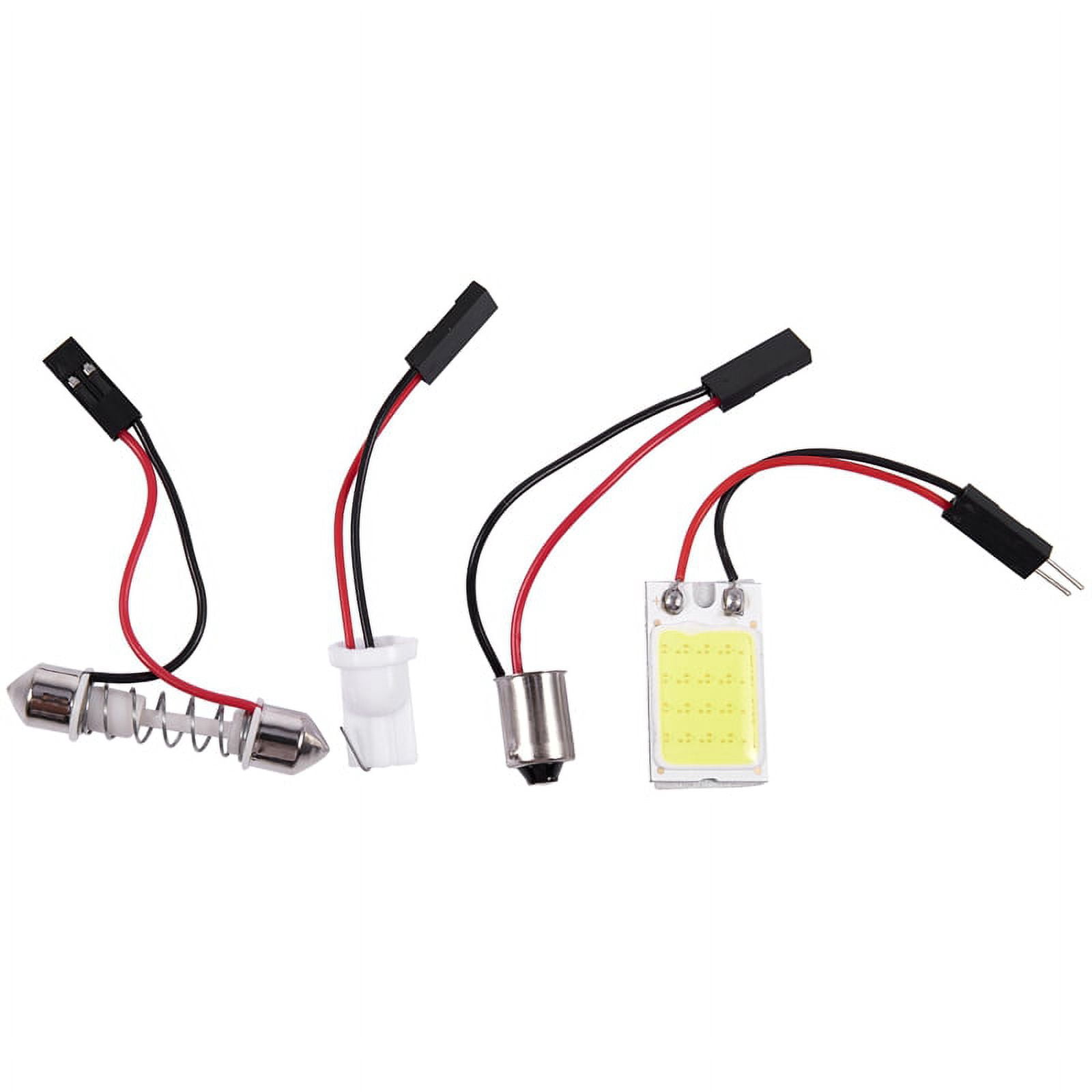 Auto Super Bright White 18 COB LED Light Bulb Panel + T10 Festoon ...