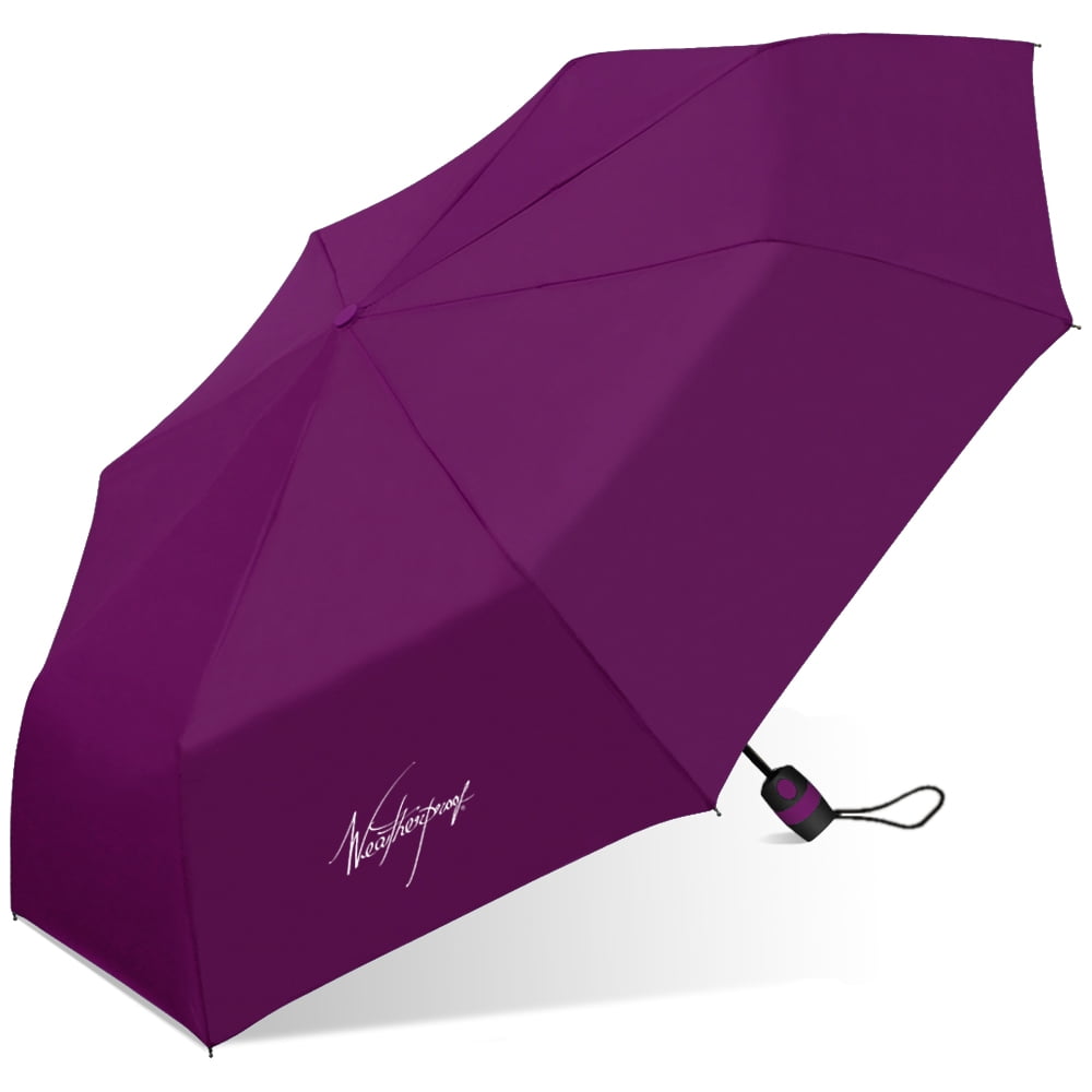 Weatherproof Open Mini Rain Umbrella - Compact & Windproof - Walmart.com