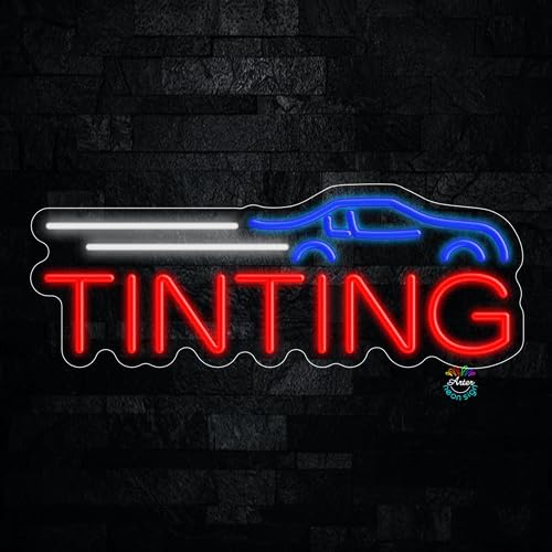 Auto Tinting LED Neon Sign 24"L x 9"H #32041 - Walmart.com